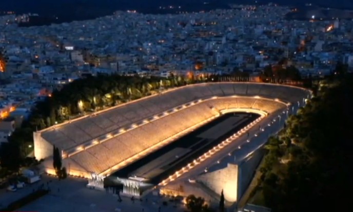 Παναθηναϊκό Στάδιο: Εγκαινιάστηκε ο νέος εντυπωσιακός φωτισμός