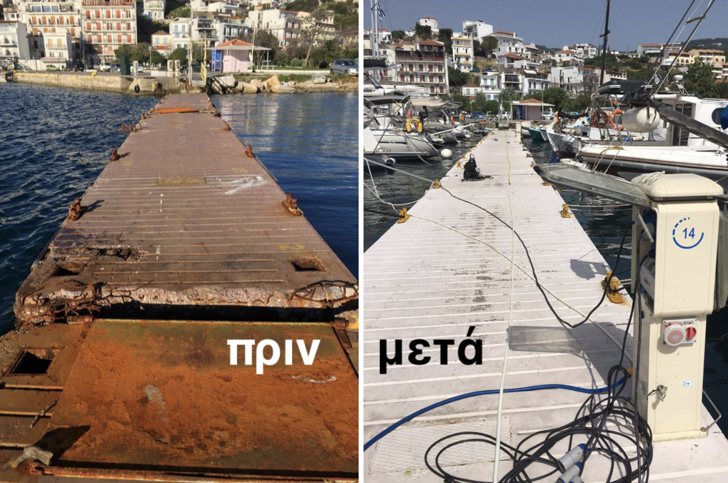 Δήμος Σκιάθου: Άδεια για τη λειτουργία της πλωτής εξέδρας
