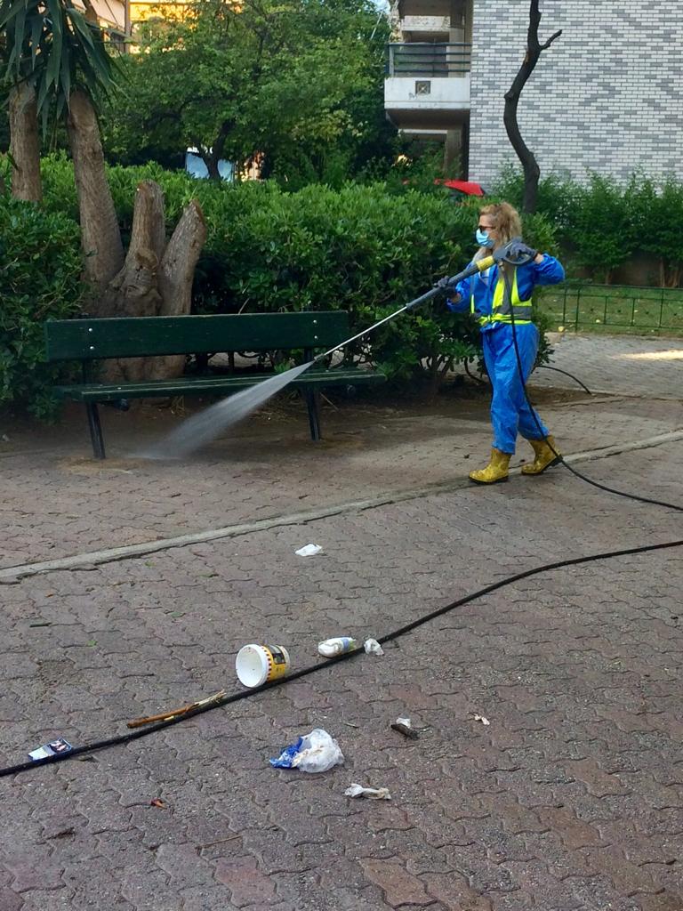 Η Αθήνα καθαρίζεται: Κυριακάτικη δράση καθαριότητας και απολύμανσης